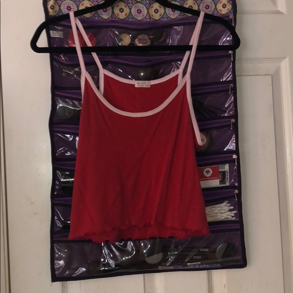 PacSun | Tops | Pacsun Red Crop Top | Poshmark
